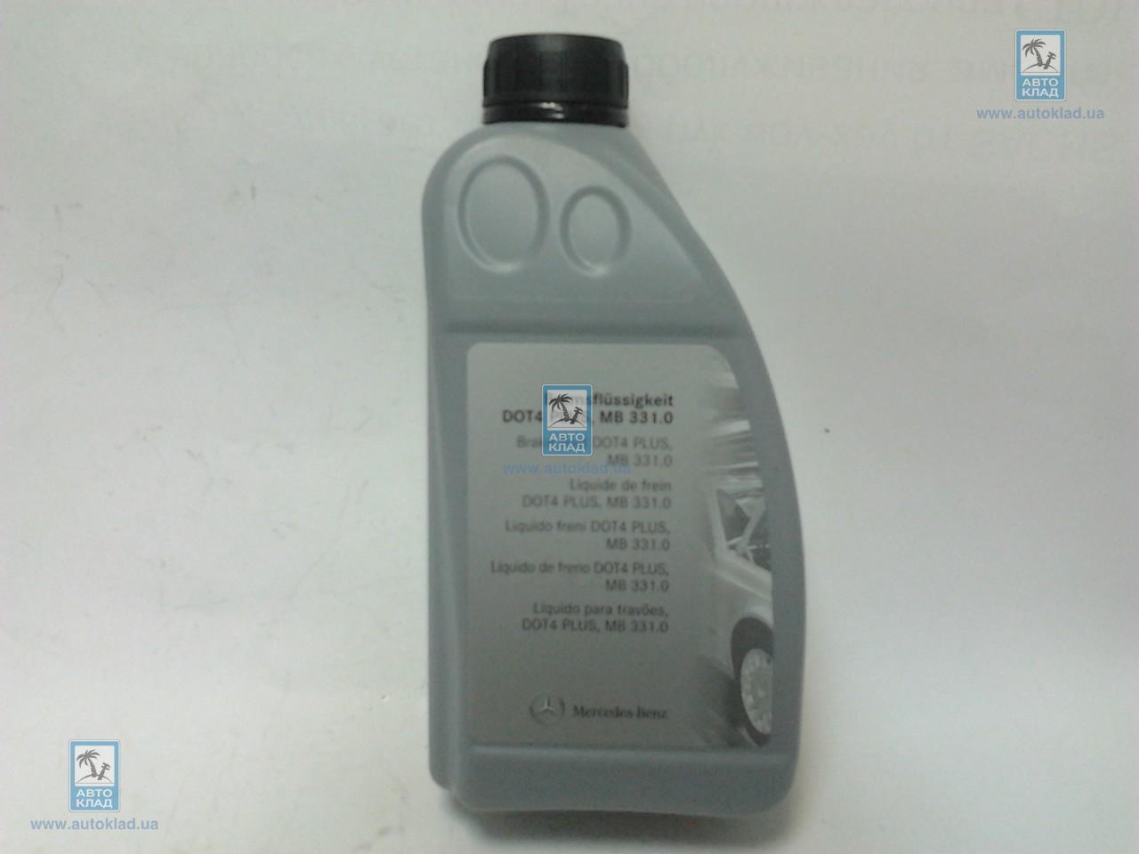 Тормозная жидкость DOT4+ 1л MERCEDES A 000 989 08 07 | Аналоги для ...