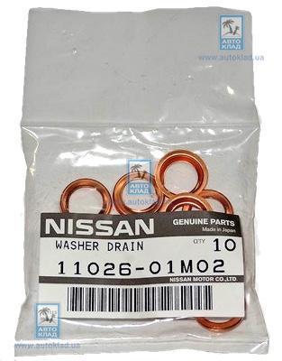 Шайба маслосливного отверстия NISSAN 11026-01M02 | Цена: 37 грн